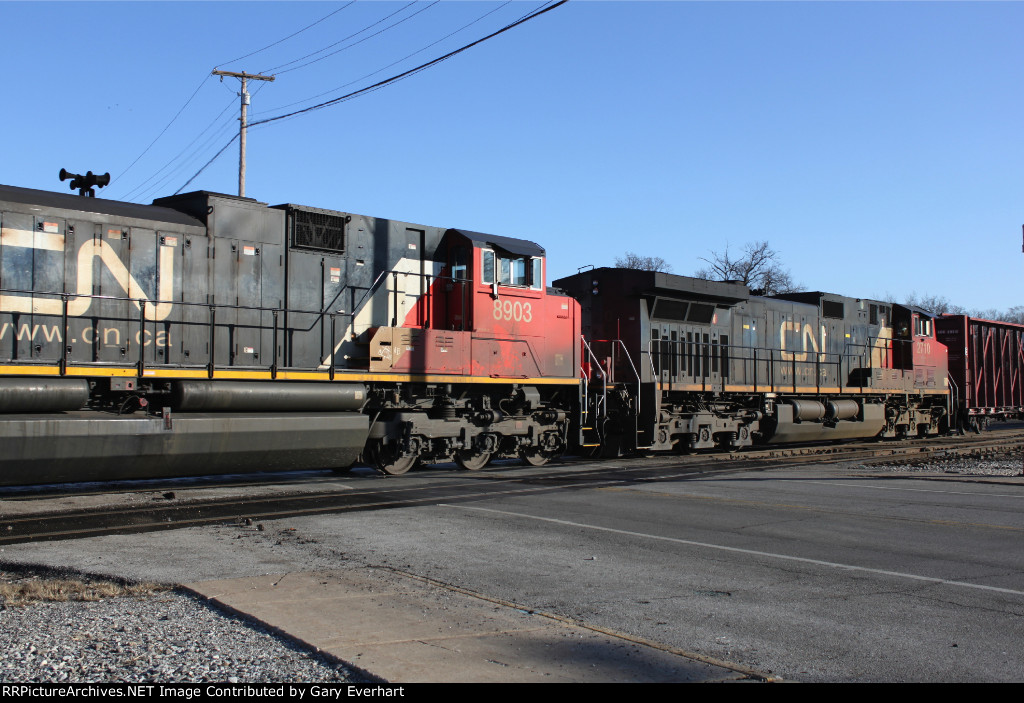 Canadian National - CN 8903 and CN 2710